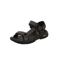 Skechers Outdoorsandalen LOMELL - RIP TIDE in black/grey | Gr.: 44