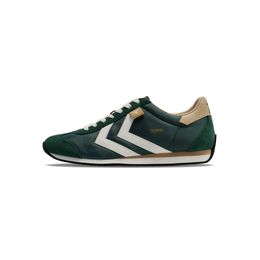Hummel Schn&uuml;rsenkel Sneaker Stadion Nylon Damen in DARK GREEN | Gr.: 38