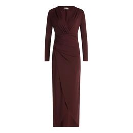 Vera Mont Abendkleid mit V-Ausschnitt in Deep Dahlia | Gr.: 40