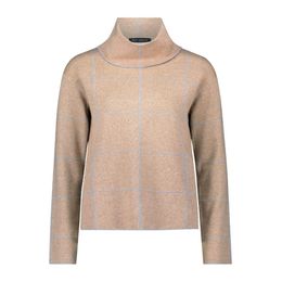 Betty Barclay Strickpullover mit Lurexfaden in Patch Beige/Grey | Gr.: 46