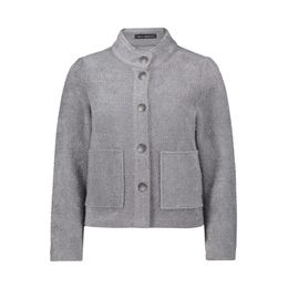 Betty Barclay Blazer-Jacke mit Kn&ouml;pfen in Grau | Gr.: 42