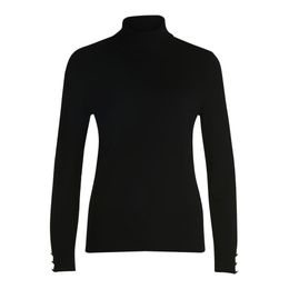 Betty Barclay Rollkragenpullover langarm in Schwarz | Gr.: 44