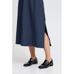 b. young BYMMMIDDE LONG SKIRT - loose fit in Navy Pinstripe Mix | Gr.: 42