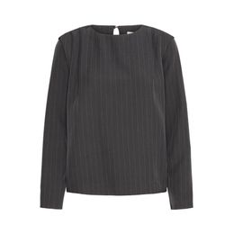 b. young BYMMMIDDE BLOUSE - loose fit in Dark Grey Mel. Pinstripe Mix | Gr.: 36