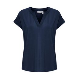 Fransa Kurzarm-Bluse FRLIV Loose fit in Navy Blazer | Gr.: XS