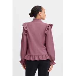b. young Kurzarm-Bluse BYJULIANA Regular fit in Dusky Orchid | Gr.: 44