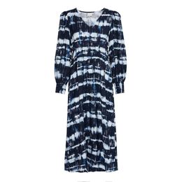Ichi Kleid IHVARIEL Regular fit in Blue Fossil Ikat aop | Gr.: 40