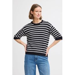 b. young BYMIKALA VAFFFEL JUMPER - loose fit in Black Mix | Gr.: L