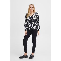 Fransa FRFlowy regular fit in Black graphic | Gr.: L
