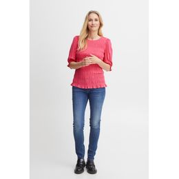 Fransa Kurzarm-Bluse FRMALU Regular fit in Camellia Rose | Gr.: XL
