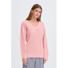 oxmo Strickpullover OXSandie in Rosa | Gr.: XXL