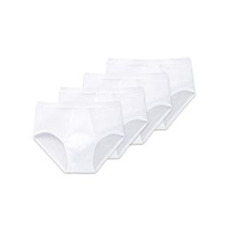 Schiesser Slip 4er Pack in Wei&szlig; | Gr.: M