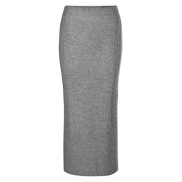 Madeleine Mode MADELEINE Rock Damen Gr&ouml;&szlig;e 42 graumeliert