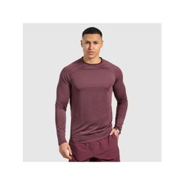Smilodox Longsleeve Powerfit in Violett | Gr.: XXL