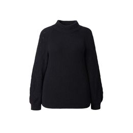 Ulla Popken Pullover in schwarz | Gr.: 54-56