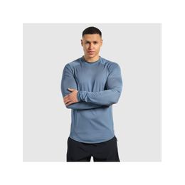 Smilodox Longsleeve Powerfit in Blau | Gr.: XXL