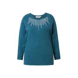 MIAMODA Pullover in dunkles petrol | Gr.: 54-56