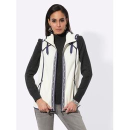 CR&Eacute;ATION L creation L Fleece-Weste in ecru | Gr.: 42