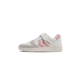 Hummel Klettverschluss Sneaker Handball Perfekt Kinder in WHITE/PINK | Gr.: 27
