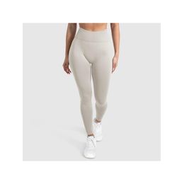 Smilodox Leggings Amaze Scrunch Pro in Taupe | Gr.: XL