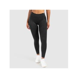 Smilodox Leggings Yune Seamless Scrunch in Acid Schwarz | Gr.: M