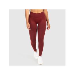 Smilodox Leggings Yune Seamless Scrunch in Acid Bordeaux | Gr.: L