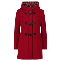 Gil Bret Dufflecoat mit Kapuze in Dunkelrot | Gr.: 36