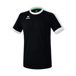 Erima Unisex Erwachsene Retro Star Trikot in schwarz/weiss | Gr.: 128