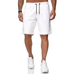 Reslad Shorts Basic Sweathose in wei&szlig; | Gr.: S
