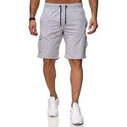 Reslad Shorts Cargo Sweathose in grau | Gr.: M