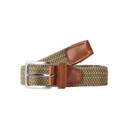 Jack & Jones Jack and Jones Gürtel JACSPRING Woven Belt in Beige | Gr.: 90 cm