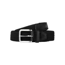 Jack & Jones Jack and Jones Gürtel JACSPRING Woven Belt in Schwarz | Gr.: 95 cm