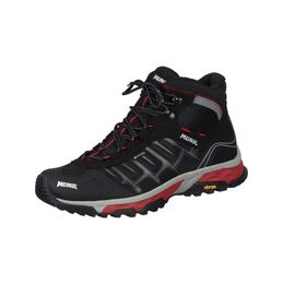 Meindl Wanderschuhe / Wanderstiefel in schwarz/rot | Gr.: 39,5