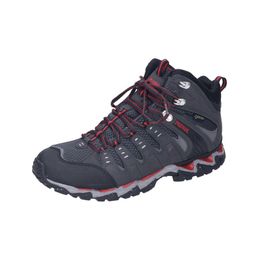 Meindl Wanderschuhe / Wanderstiefel in graphit/rot | Gr.: 44