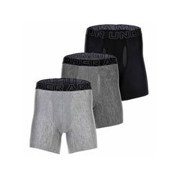 Under Armour Boxershort 3er Pack in Schwarz/Grau | Gr.: XXL