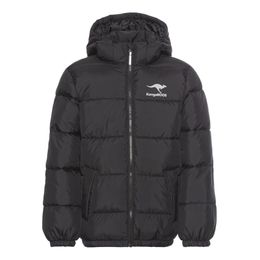 Kangaroos Winterjacke in schwarz | Gr.: 164-170