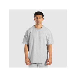 Smilodox T-Shirt Thiago in Grau Melange | Gr.: S