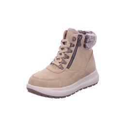 Scandi Schn&uuml;rboot Warmfutter in beige | Gr.: 38