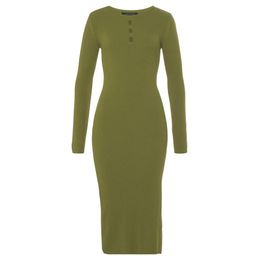 Melrose Strickkleid in olivgr&uuml;n | Gr.: 36