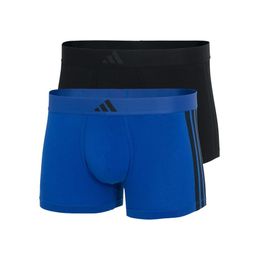 Adidas 2er Pack Trunk Active Flex Cotton-3 Stripes in Mehrfarbig | Gr.: M