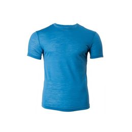Occulto 100% Merino Shirt Montreal in Azurblau | Gr.: S