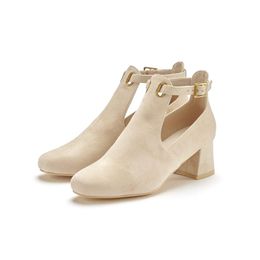 Lascana Stiefelette in beige | Gr.: 41