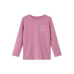 name it Mädchen Longsleeve mit Print in Mauve Orchid | Gr.: 92