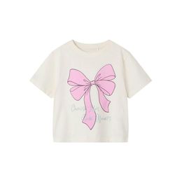 name it M&auml;dchen T-Shirt "Loop" in Wei&szlig; | Gr.: 86