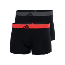 Adidas 2er Pack Trunks Active Flex Cotton-Body in Schwarz | Gr.: S