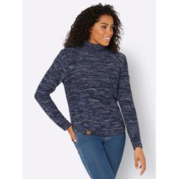 WITT WEIDEN Pullover in marine-meliert | Gr.: 46