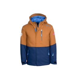 Trollkids Ski-/ Snowboardjacke Hallingdal in bronze/blue | Gr.: 98