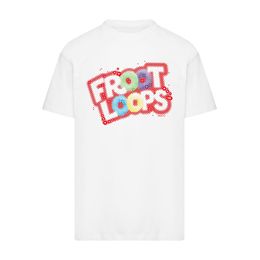 F4NT4STIC Shirt 'Kellogg's Froot Loops Breakfast Cereal Pop Art' male White size XL