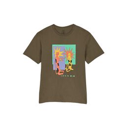 Volcom Shirt 'Longo Cats BSC' male Green size XS