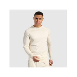 Smilodox Longsleeve Powerfit in Creme | Gr.: XXL